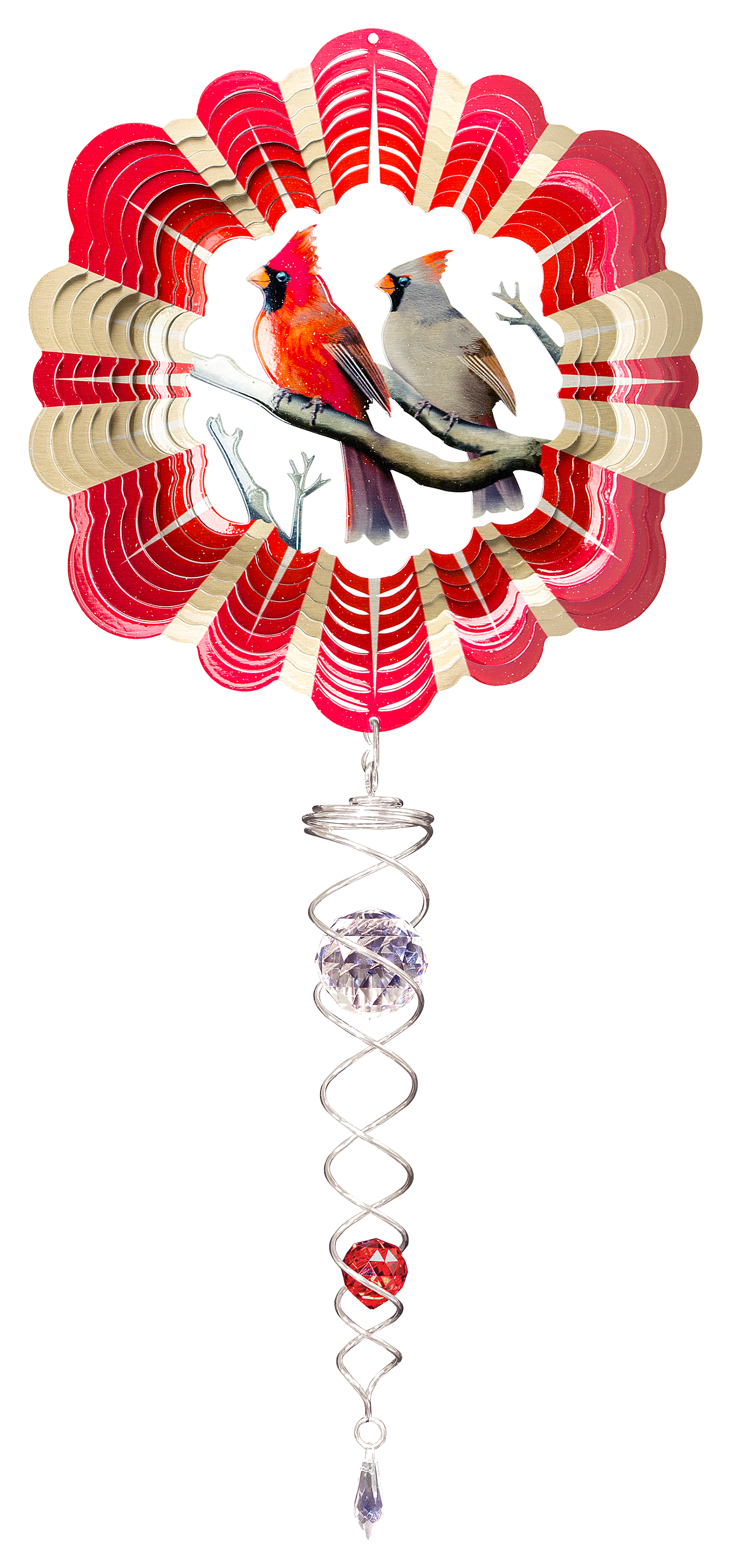 Spinfinity Designs Cardinals Mini Wind Spinner | Cabela's